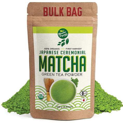 Japanese Ceremonial Matcha Green Tea Powder Usda And Jas Organic 1st