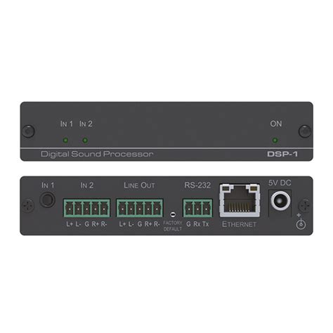 KRAMER DSP 1 QUICK START MANUAL Pdf Download ManualsLib