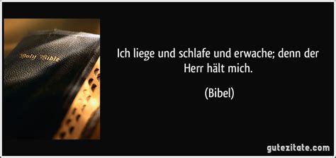 Ich Liege Und Schlafe Und Erwache Denn Der Herr Hält Mich