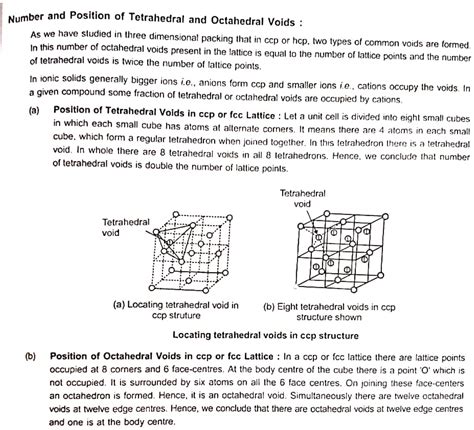 total number of octahedral voids present per unit cell of ccp unit cell is