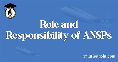Role And Responsibility Of Air Navigation Service Providers Ansps Aviation Gurukul Goln