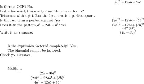General Strategy For Factoring Polynomials Intermediate Algebra But