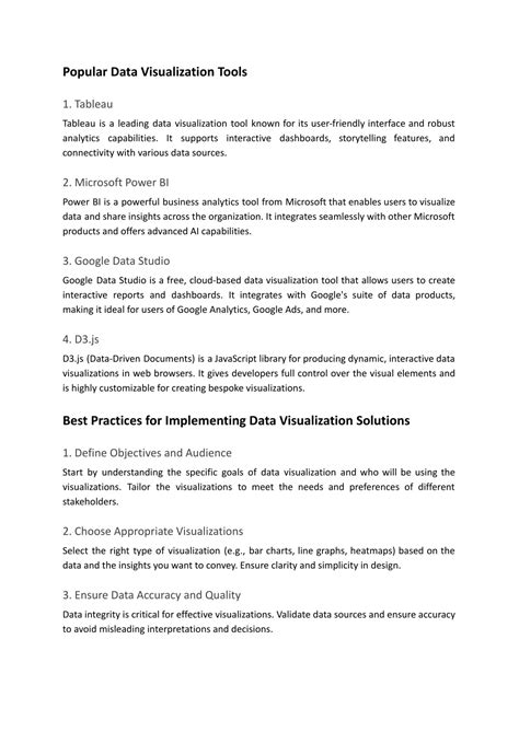 Ppt Data Visualisation Solutions Powerpoint Presentation Free