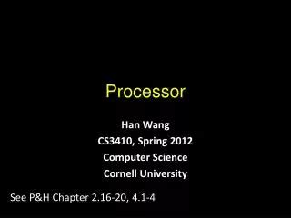 PPT Processor PowerPoint Presentation Free Download ID 6289699