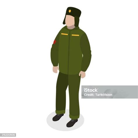 군인의 3d 등각 투영 평면 벡터 세트입니다 항목 6 군복에 대한 스톡 벡터 아트 및 기타 이미지 군복 군사 군용헬멧 Istock