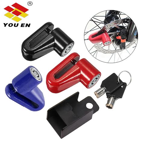Youen 도난 방지 브레이크 디스크 잠금 장치 오토바이 스쿠터 자전거 자전거 휠 디스크 잠금 모토 오토바이 보안 안전 브레이크 잠금 장치도난방지 Aliexpress