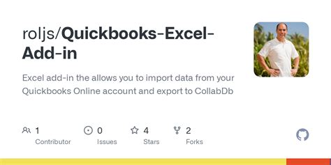 Github Roljsquickbooks Excel Add In Excel Add In The Allows You To