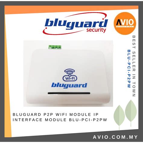 Bluguard P2p P2pw Wifi Internet Module Rj45 Lan Port Support Apps To