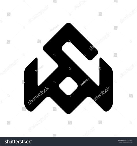 Sw Monogram Vector Sw Monogram Logo Stock Vector Royalty Free Shutterstock