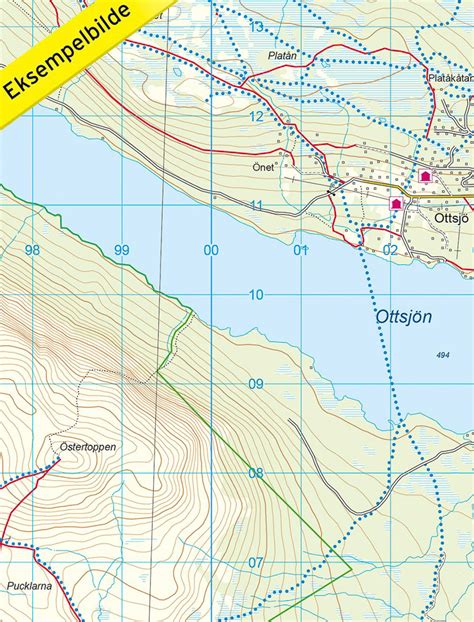 Vålådalen Svensk Fjellkart Natur Og Fritid