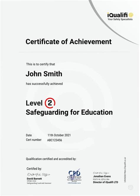 Online Safeguarding Course For Education Level 2 Certified