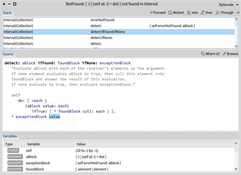 17 The Debugger Showing The Execution Stack And The State Of Various Download Scientific