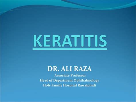 Keratitis Ppt