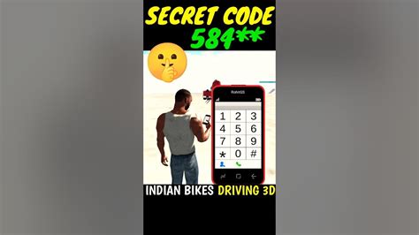 New Secret Cheat Code 🤫 Indian Bikes Driving 3d New Shorts 🎉 L New