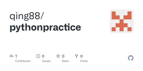 Github Qing Pythonpractice