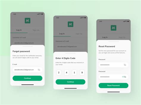 Forgot Password And Reset Password Ui Screens Download Free Resource