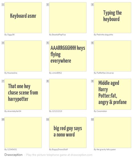 Keyboard Asmr Drawception