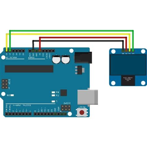 Oled 096 Inch 4 Pin Iic Interface Iyzer India
