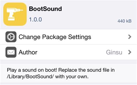 BootSound Makes Any Jailbroken IPhone Play A Custom Sound On Boot