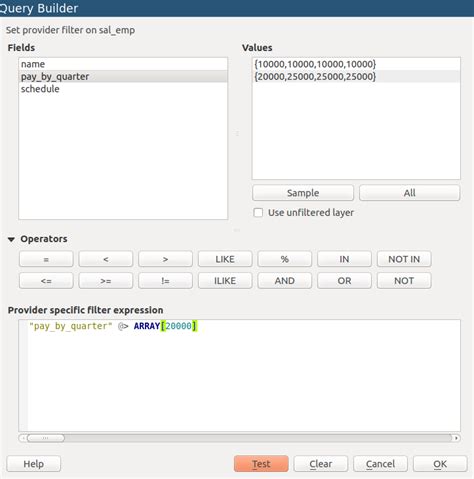 Postgresql How To Treat Posgresql Array Fields In Qgis Rule Based