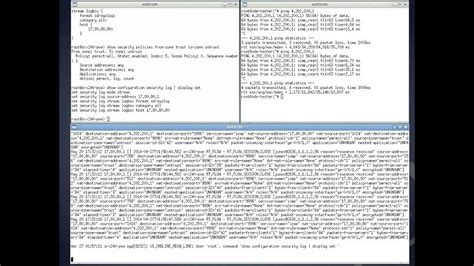 Using Mode Flow Srx Series Junos Security Logging Youtube