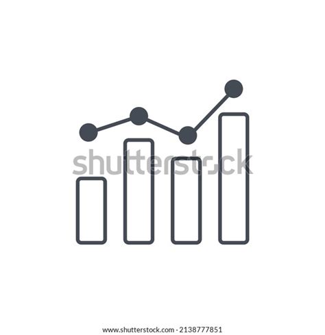 Statistics Icons Symbol Vector Elements Infographic Stock Vector
