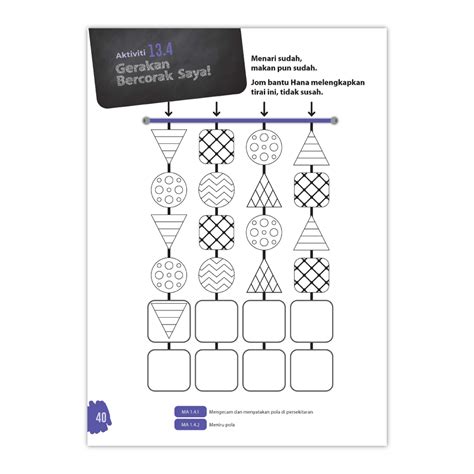 Matematik Awal Prasekolah 1 4 6 Tahun Buku Aktiviti 1a Awalbiz
