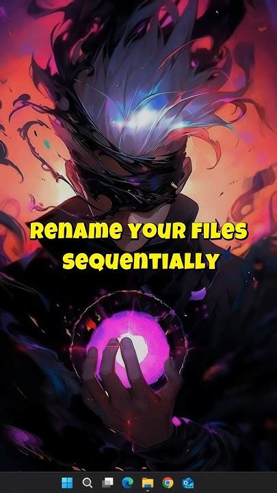 Rename Your Files Sequentially In Windows Pctips Shorts Youtube