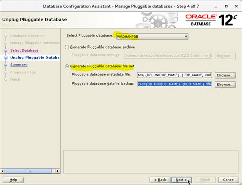 Unplug A Pluggable Database 12cR2 Using DBCA Wadhah DAOUEHI