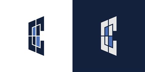 Unique And Bold C Window Logo Design 42166072 Vector Art At Vecteezy
