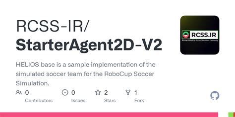 Github Rcss Irstarteragent2d V2 Helios Base Is A Sample Implementation Of The Simulated