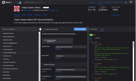 Github Jpbongiovanni Gaming News Api