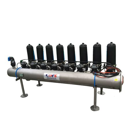 Disk Filter System With Automatic Backwash Valves Automatic Backwash