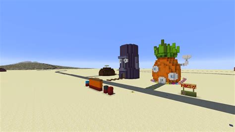 Spongebob Karte Minecraft Map Bikini Bottom Mcpe Apk Download For