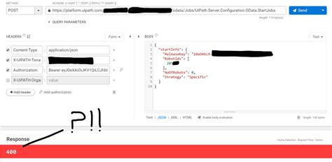 orchestrator ce startjob api help uipath community forum
