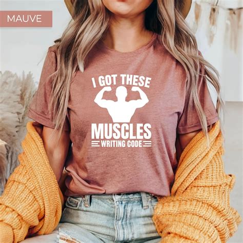 Coding Shirt Muscle Flex Css Coding And Fitness Shirt Computer Coder Programming Developer