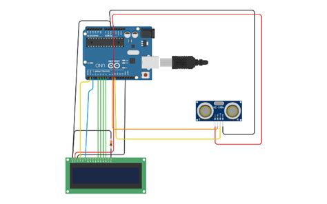 Circuit Design Distance Measurement Tinkercad