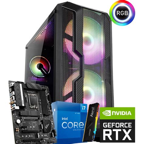 Intel Core I7 12700k Rtx 3060 Ti 8gb 16gb Ram Ddr4 Custom Build