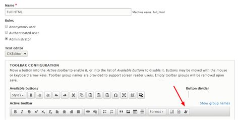 Adding The Footnotes Icon To The Ckeditor Toolbar Footnotes Drupal Wiki Guide On