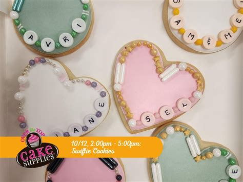 Swiftie Cookies Over The Top Cake Supplies Austin October 12 2024