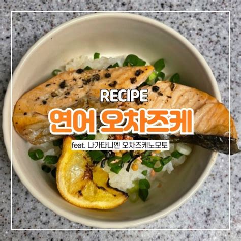 나가타니엔 일본 오차즈케 가루 연어 오차즈케 만들기 네이버 블로그