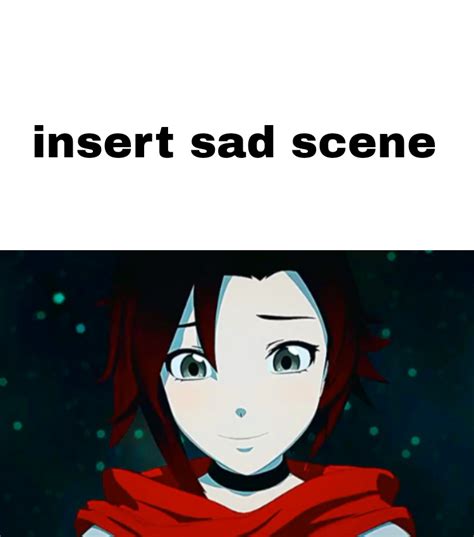 Ruby Rose Cries Happily At Template By G Multiverse Guy On Deviantart