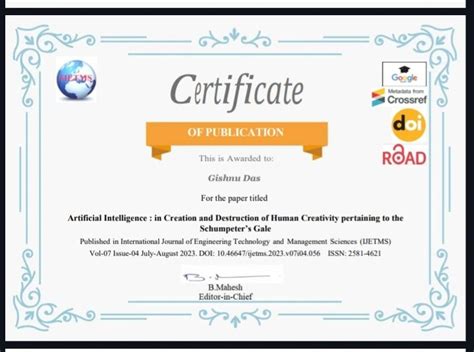 Gishnu Das On Linkedin Research Publication Artificialintelligence