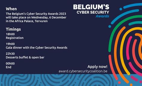 Cybersecurity Cybersecurityawards Belgian Cyber Security Coalition
