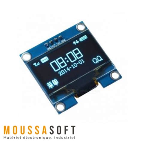 Comment Utiliser Afficheur OLED I C BLEU Avec Arduino Moussasoft