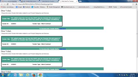 Email Html Table Template