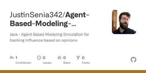 Github Justinsenia342agent Based Modeling Simulation Influence Trackerjava Java Agent