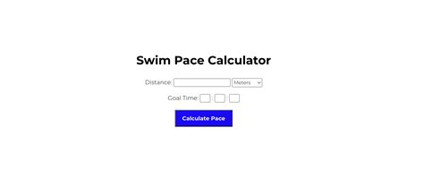 Swim Your Best With The Swim Pace Calculator In Yards And Meters