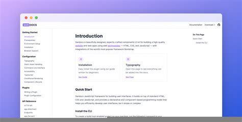sandocs free next js product documentation template next js templates