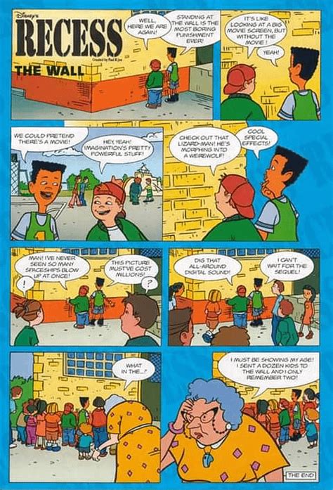 Recess Comic The Wall Rrecess